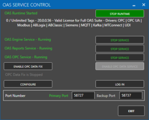 Service Control - Industrial IoT Data Platform