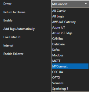 Getting Started MTConnect - Industrial IoT Data Platform