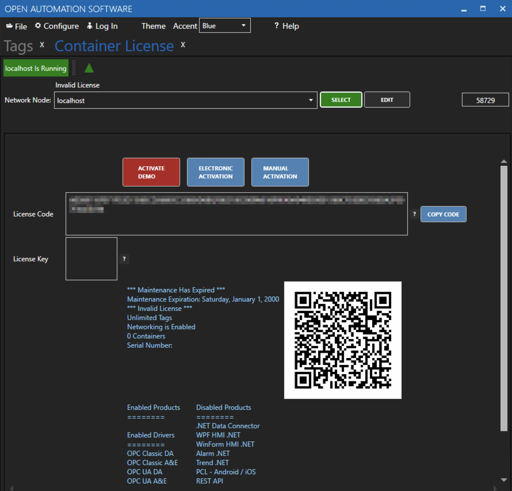 OAS in Docker Containers - Industrial IoT Data Platform