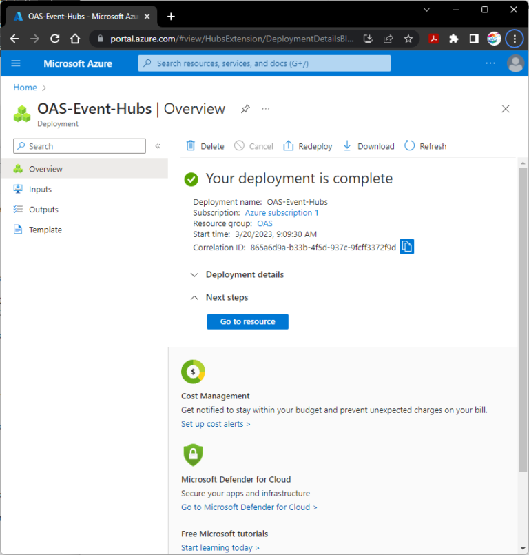 Getting Started Azure Event Hubs - Industrial IoT Data Platform