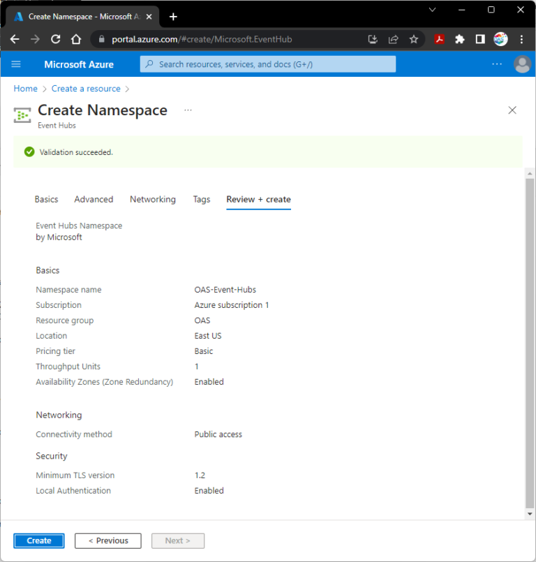 Getting Started Azure Event Hubs | Industrial IoT Data Platform