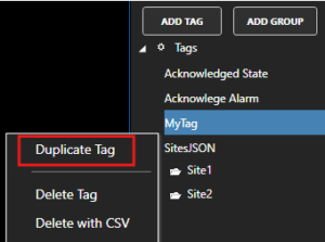 Configure OAS - Tags - Industrial IoT Data Platform